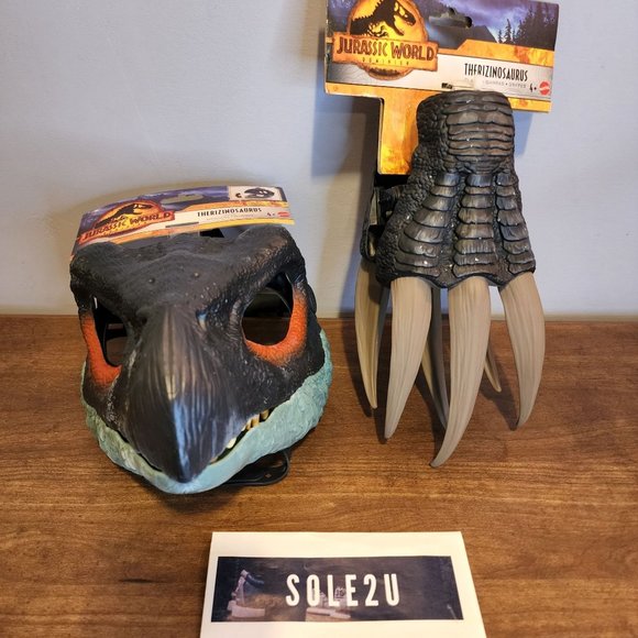Mattel | Costumes | Mattel Jurassic World Dominion Therizinosaurus Mask ...